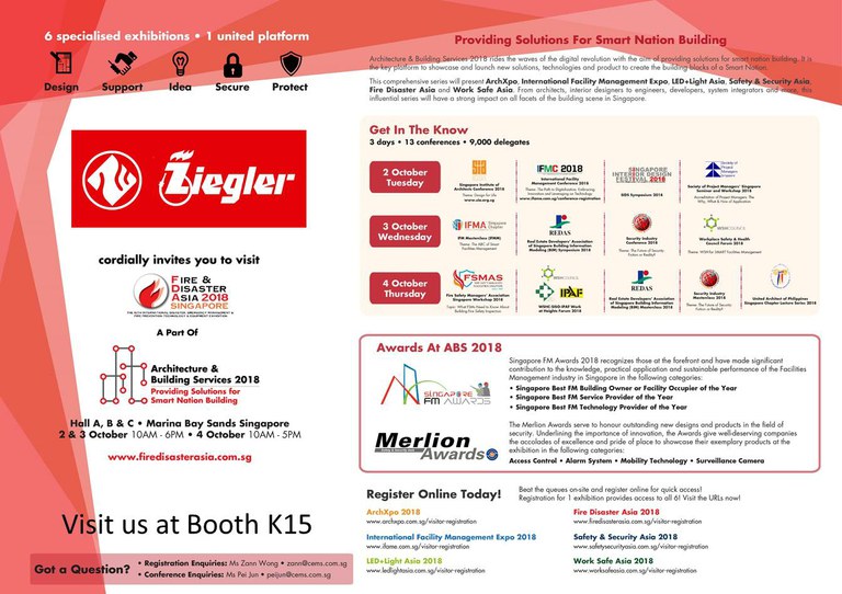 Fire Disaster Asia 2018 — ZIEGLER Feuerwehrfahrzeuge